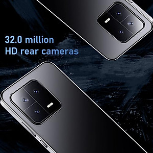 Unlocked 4G Cell Phone 6.54 Inch Screen,12, 8GB RAM 256GB ROM, 32MP 16MP Camera, GPS Navigation,Screen, Facial Unlocking (US Plug)