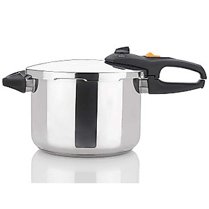 Zavor DUO 8.4 Quart Multi-Setting Pressure Cooker with Digital Cookbook and Steamer Basket - Polished Stainless Steel (ZCWDU03)