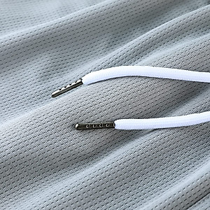 OPALOS 3 Pack Basketball Shorts for Men with Zipper Pockets,Active Athletic Shorts (Black.White.Grey, XXL)