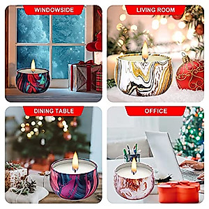 Scented Candles Gifts Set for Women Aromatherapy Candles for Home Scented Soy Candle Gift for Mom Friends Yoga Spa Meditation Stress Relief Relaxation (Fresh, 6 Packs, 2.5OZ)