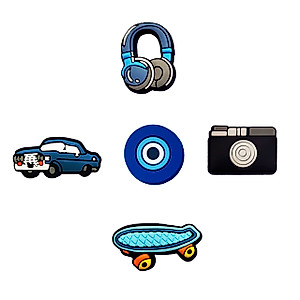 Harnya Lot of 30 50 100pcs Random Different Shoe Charms for Shoe Decoration