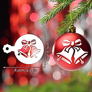 sunnei 30 Pieces Cookie Stencils Cake Templates Coffee Stencils Reusable Painting Cake Stencil Templates Embossing Moulds