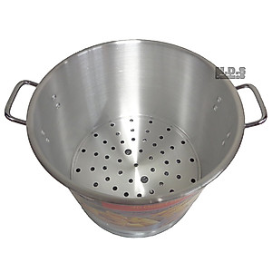 Stockpot Set With Steamer Aluminum Vaporera Tamalera Traditional Stock Pot Olla Tamale (Set 8Qt / 20Qt)