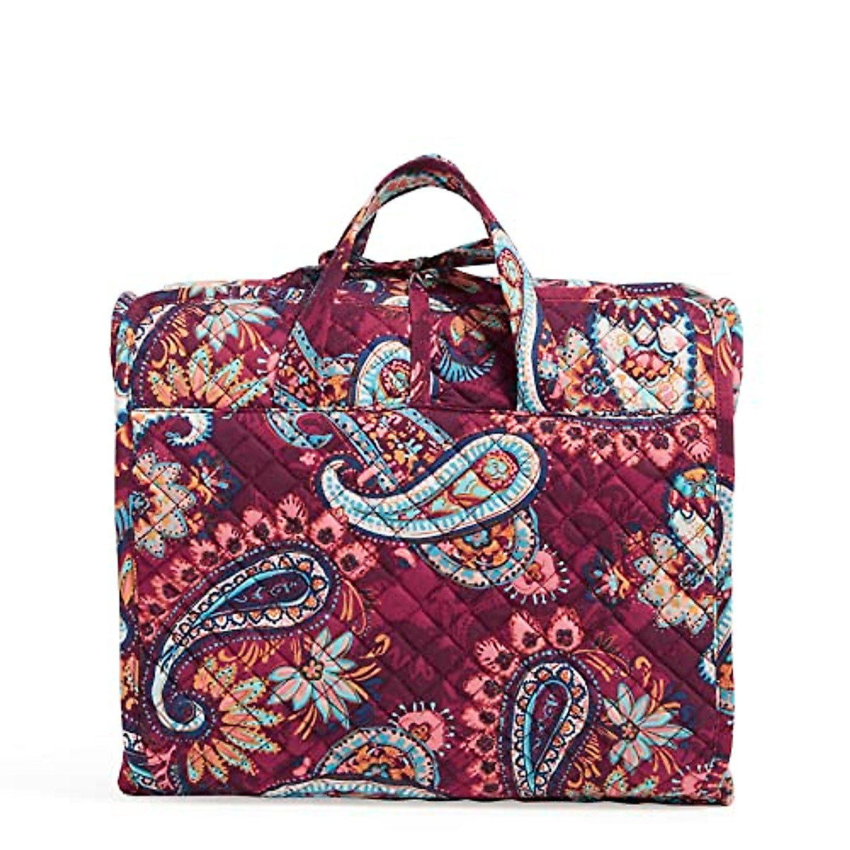 Vera Bradley Women's Cotton Grand Hanging Travel Organizer, Paisley Jamboree - Recycled Cotton, One Size