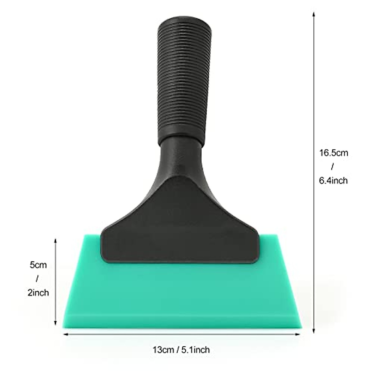 EHDIS Small Squeegee 5 inch Rubber Window Tint Squeegee for Car, Glass, Mirror, Shower, Auto,Windows -Red (Light Blue, 2)