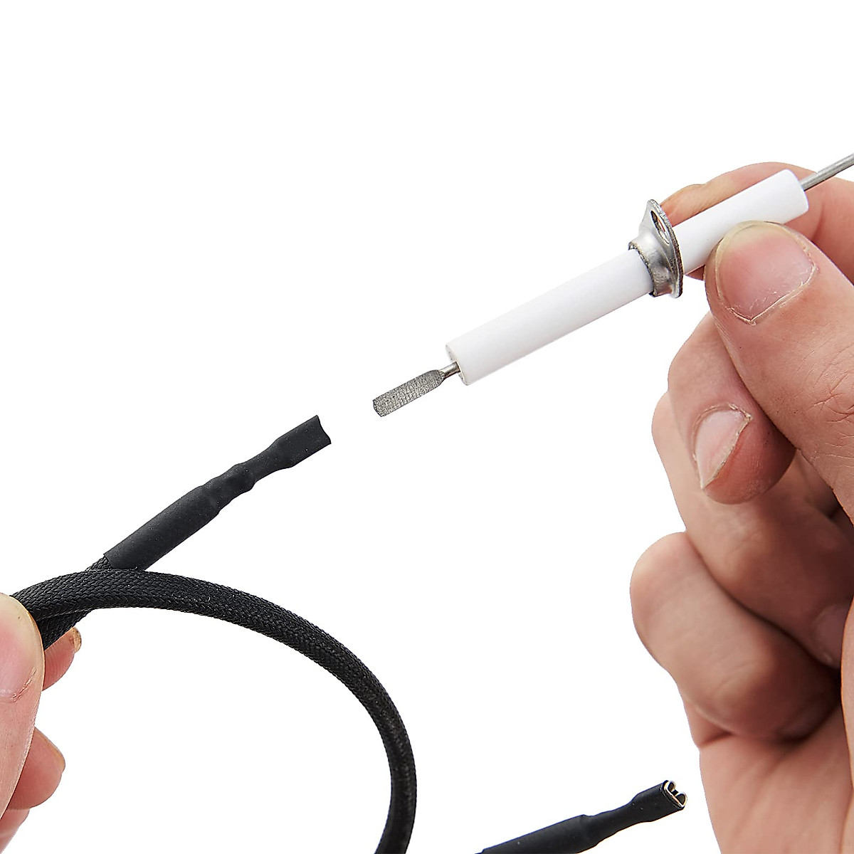 Charbrofire 70-01-283 Igniter Grill Replacement Parts for Dyna Glo igniter electronic ignitor Kits, Ignition Wire with ceramic Spark Plug for Dyna-Glo Backyard BHG Better Homes Gardens Burner 5Pcs