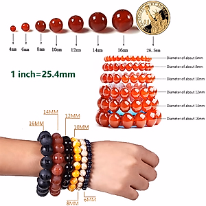 HAAMIIQII 45pcs 8mm Natural Amethyst Stone Beads Round Loose Gemstone Beads for Jewelry Making Strand 15 Inch