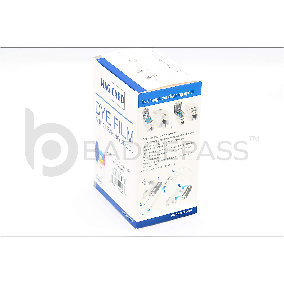 Magicard MA250YMCKOK Color Ribbon Kit (YMCKOK, 250 Prints) for Enduro and Rio Pro Series Card Printers Straight from Manufacturer