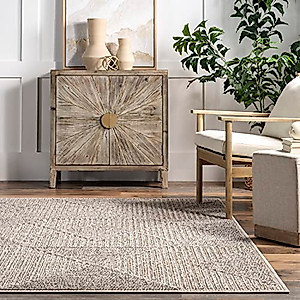 nuLOOM Katherine Moroccan High-Low Indoor/Outdoor Area Rug, 8' x 10', Gray