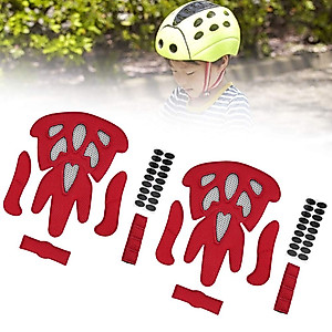 SUNGOOYUE VGEBY Helmet Lining, 2 Set Universal Helmet Pads Replacement Sponge Padding Kit for Bicycle Electric Car