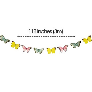 Talking Tables Fairy Party Supplies | Fairy Bunting Banner | Great For Girls Party, Tea Party, Birthday Party And Party Décor | Pink, Paper, 3M