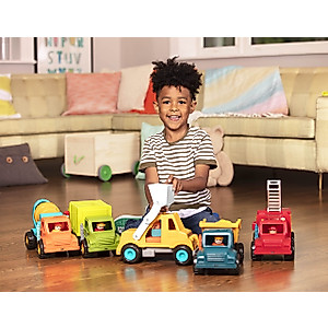 Battat – Toy Fire Truck & Figures – Classic Toddler Trucks – Red Fire Engine Toy – Soft Rubber Wheels – 18 Months + – Fire Engine