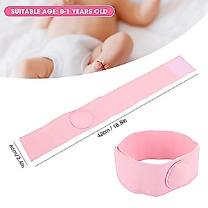 ZJchao Hernia Belt for Babies, 2-piece Hernia Belt Treatment For Hernia Therapy For Children Umbilical Hernia Belt for Newborns Infant Newborn Belt(Rosa)