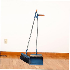 FOYTOKI 1 Set Household Supplies Cleaning Tool Garbage Sweeping Tool Garden Broom Refuse Dustpan Standing Household Broom Cleaning Broom Sweeping Dustpan Broom Dustpan Kitchen Plastic
