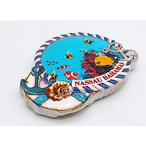 Nassau Bahamas 3D Fridge Magnet Souvenir Gift,Home & Kitchen Decoration Magnetic Sticker,Nassau Bahamas Refrigerator Magnet Collection