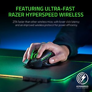 Razer Firefly V2 Gaming Mousepad + Basilisk Ultimate w/o Dock Gaming Mouse Bundle