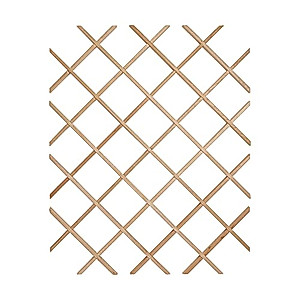 18-Bottle Trimmable Wine Rack Lattice Panel Inserts in Unfinished Solid North American Hard Maple