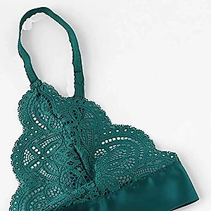 Cosplay Costumes For Women, Boudoir Outfits Full Body Suit Women's Lengerie Sexy Women's Lingerie Lace Three-Point Large Bow Tie Split Two-Piece Suit Sets With Stockings Bodysuit (S, Green)