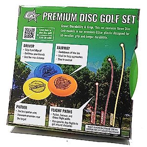 Innova Disc Golf - 3 Disc Set: Driver, Mid-Range, Putter - GStar Plastic | Excellent Grip - Super Durable
