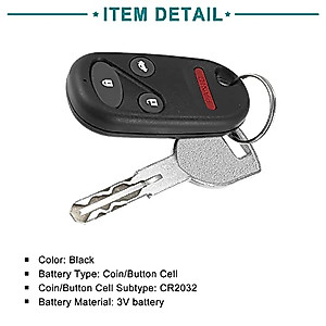 ACROPIX Keyless Entry Remote Fit for Honda Accord - Pack of 1 Black