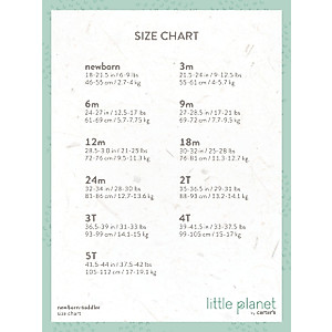 Little Planet by Carter's Baby 3-Pack Organic Cotton Short-Sleeve Rib Bodysuits, Pandas, 3 Months