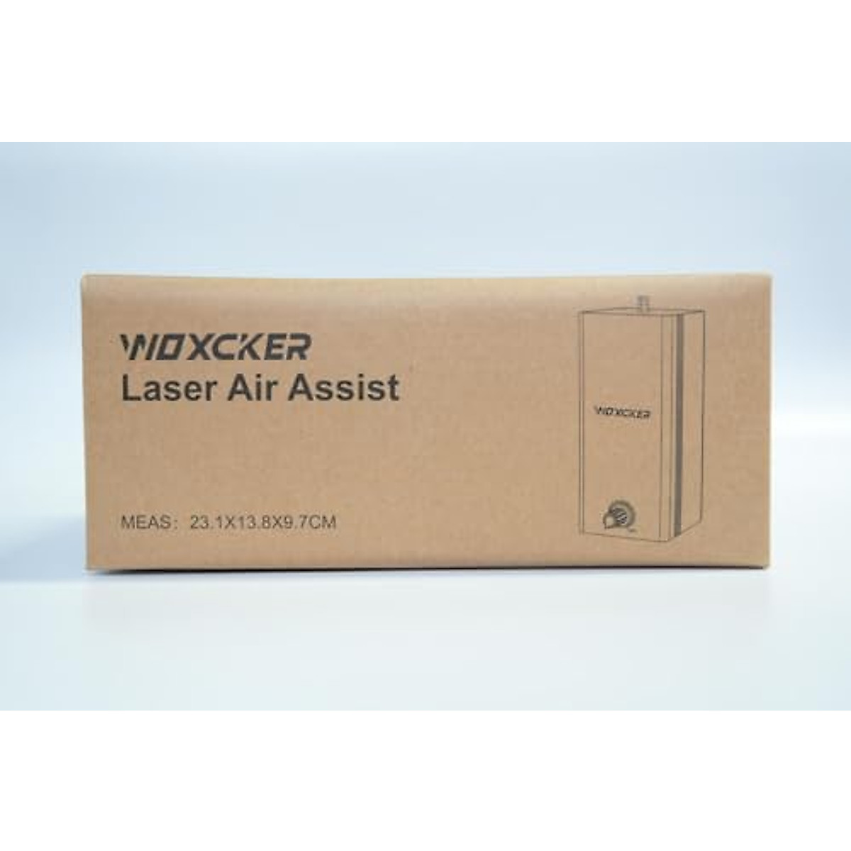 Woxcker Air Assist 30L/min Adjustable Air Assist Pump Kit for Cutting and Engravers, Removes Smoke and Dust/Reduces Surface Temperature/Protects Module, Suitable for Most Engravers