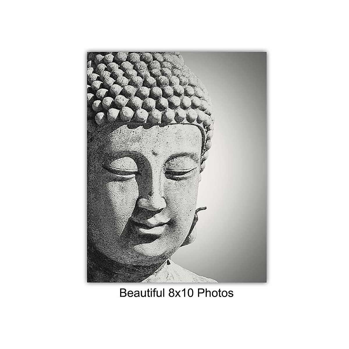 Inspirational Buddhism Quotes Set - Zen Home Decoration Wall Art Decor for Living Room, Yoga Studio, Office - Unique New Age Gift for Buddhist, Meditation Instructor - 8x10 Buddha Prints - Unframed