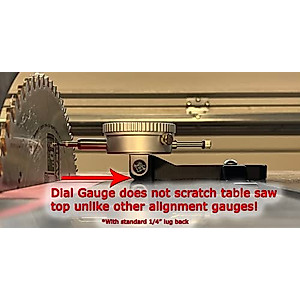 Table Saw Alignment Gauge Without Dial Indicator - Calibrate and Align Your Blade & Fence - Eliminate Burn Marks and Reduce Kickback!