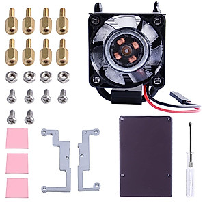 GeeekPi ICE Tower Cooler for Raspberry Pi 4, Pi 4 RGB Cooling Fan with Aluminum Heatsink for Raspberry Pi 4 Model B