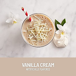 SlimFast Advanced Nutrition High Protein Meal Replacement Shake, Vanilla Cream, 20g of Ready to Drink Protein, 11 Fl. Oz Bottle, 4 Count (Packaging May Vary)