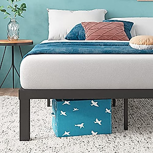 ZINUS Luis 14 Inch QuickLock Metal Platform Bed Frame / Mattress Foundation with Steel Slat Support / No Box Spring Needed / Easy Assembly, King