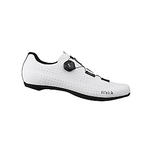 Fizik Unisex Overcurve R4 Wide Road Cycling Shoes, White, 10.5-11 US Men