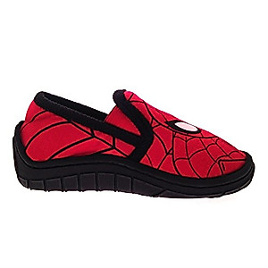 Marvel Childs Boys Red and Black Spiderman Slippers (11)