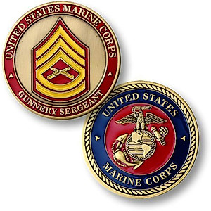 U.S. Marine Corps Gunnery Sergeant Challenge Coin