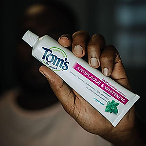 Tom's of Maine Fluoride-Free Antiplaque & Whitening Toothpaste, Peppermint (5.5 oz, 4 pk.)