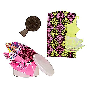 L.O.L. Surprise! OMG Dance Miss Royale Fashion Doll with 15 Surprises Including Magic Black Light, Shoes, Hair Brush, Doll Stand and TV Package - Great Gift for Girls Ages 4+
