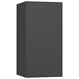 BynJoo Floating TV Stand with Storage Shelves,TV Entertainment Center,Wall Storage Cabinet,for Tv Units,Bathroom, Bedroom,Living Room or Office.Grey(12" x 11.8" x 23.6")
