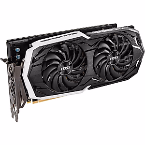 MSI GAMING GeForce RTX 2070 8GB GDRR6 256-bit HDMI/DP/USB Ray Tracing Turing Architecture HDCP Graphics Card (RTX 2070 ARMOR 8G)
