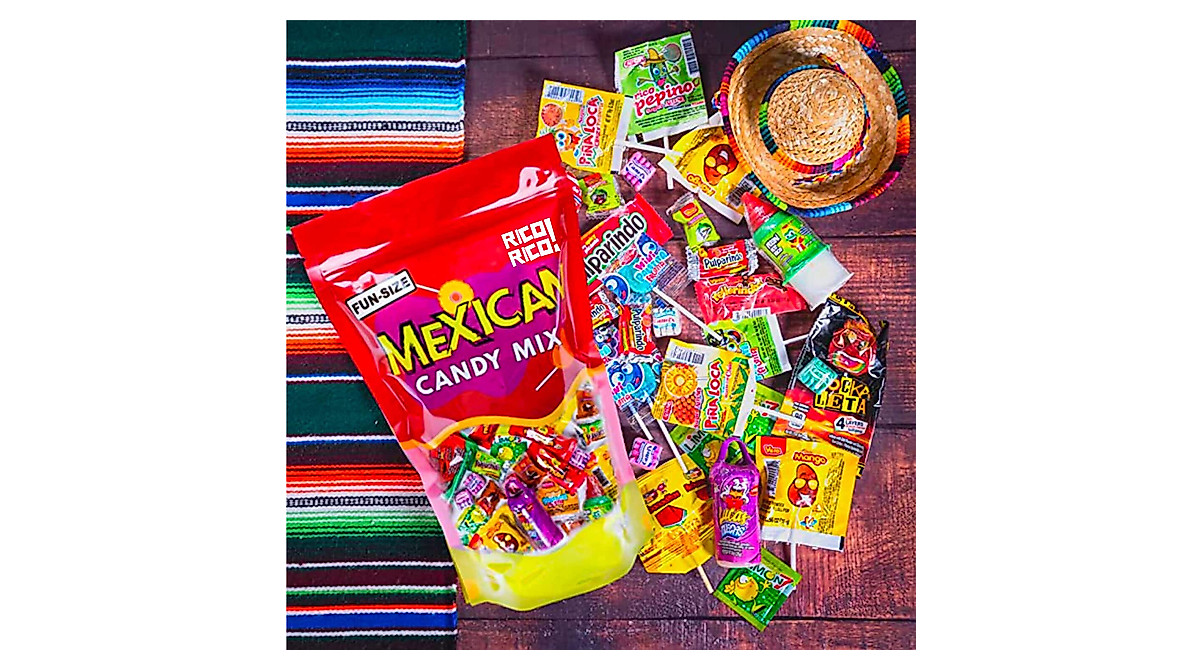 RICO RICO 50 Pc Mexican Candy Mix - Sweet & Spicy Dulces Surtidos