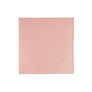 Pink Cloth Napkins Dinner Washable Set of 12 in Cotton Linen Fabric Blush, Premium Quality Soft Durable, Mitered Corners for Everyday Use Hotel Restaurant Good Absorbency Reusable Napkin Dusty Pink