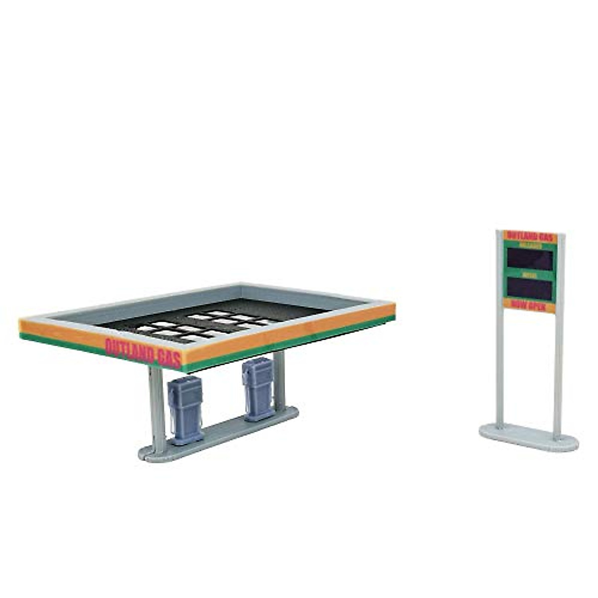 Outland Models Railway Scenery Gas Station 1:87 HO Scale