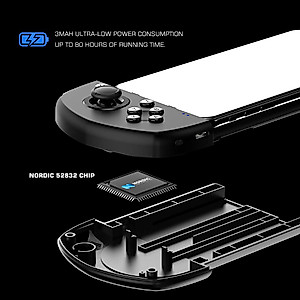Mobile Game Controller GameSir G6, Android Wireless Bluetooth Gaming Controller, One-Handed Gamepad with Joystick for CODM/PUBG/ROS