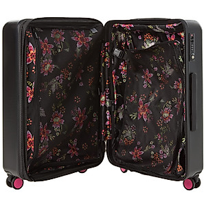 Vera Bradley Women's Hardside Rolling Suitcase Luggage, Grand Blooms Shower, 29" Check In
