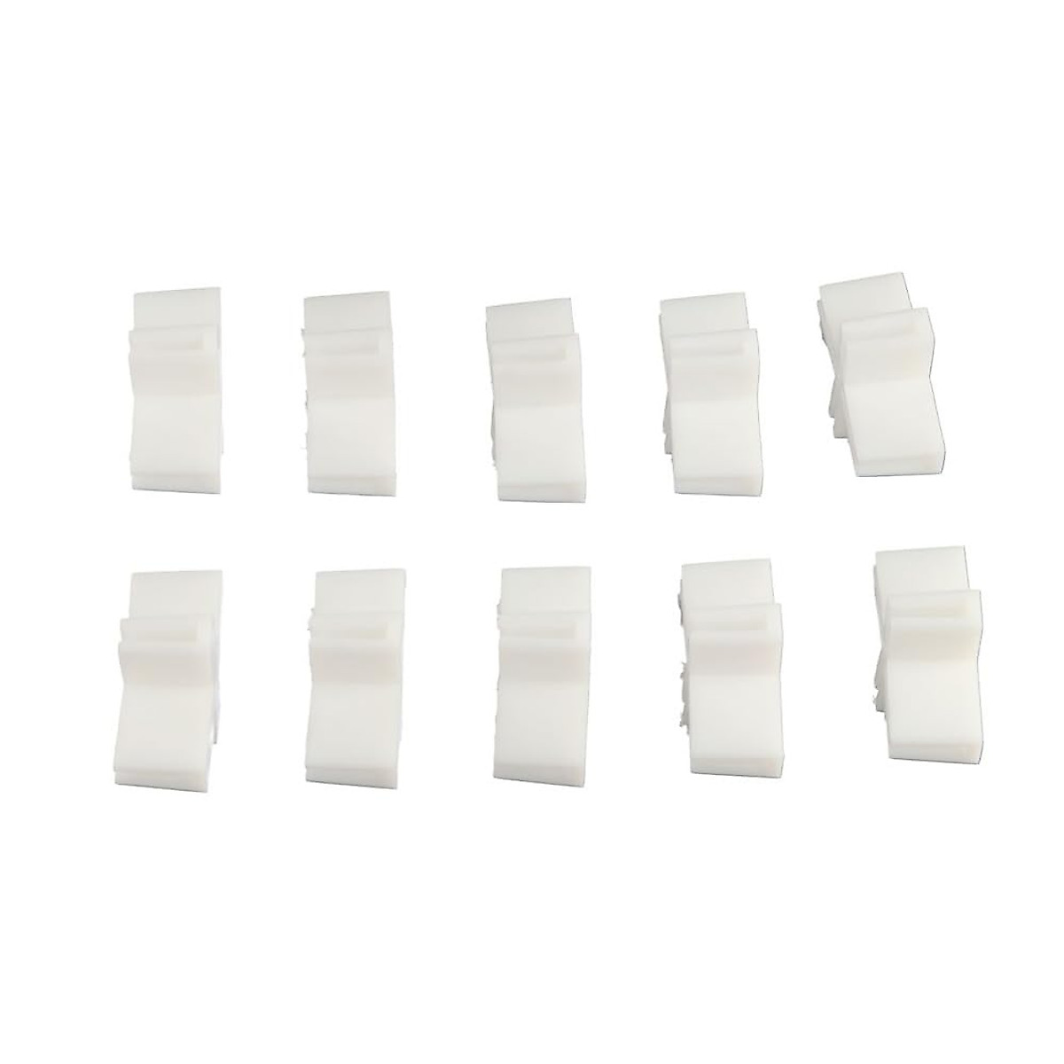 10Pcs Plastic Drawer Dividers Side Fixing Buckle,Fixed Drawer Divider Clip for DIY Adjustable Drawer Dividers Dressing Table Tools Drawer Partition Accessories