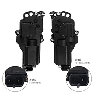 Power Door Lock Actuators Kit Set of 4 | Replacement for Ford F150 F250 F350 F450 Excursion Expedition Mustang & More | Replaces# 6L3Z25218A43AA, 6L3Z25218A42AA