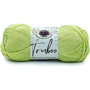 Lion Brand Yarn - Truboo - 6 Pack Assortment with Needle Gauge (Springtime)