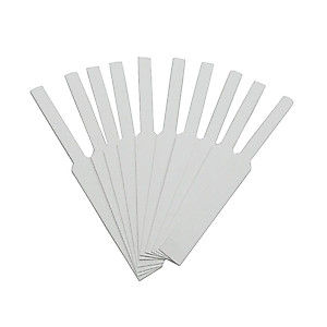 PEPRMROE 100 Pcs White Perfume Paper Test Strips Fragrance Test Strips for Scents and Essential Oils