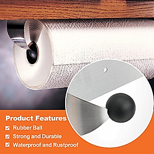 KUAFU One Paper Towel Holder for Kitchen Stainless Steel Rack Under Cabinet