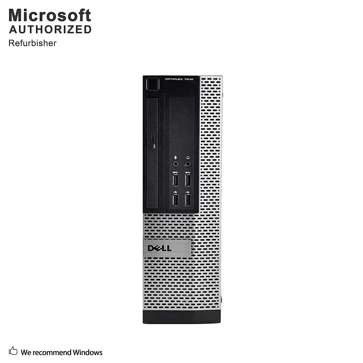 Dell Optiplex 7010 Small Form Factor Business Desktop Computer, Intel Quad Core i5-3470 up to 3.6GHz, 16G DDR3, 500G, DVDRW, WiFi, BT, DP, VGA, Win 10 Pro 64 Supports English/Spanish/French (Renewed)