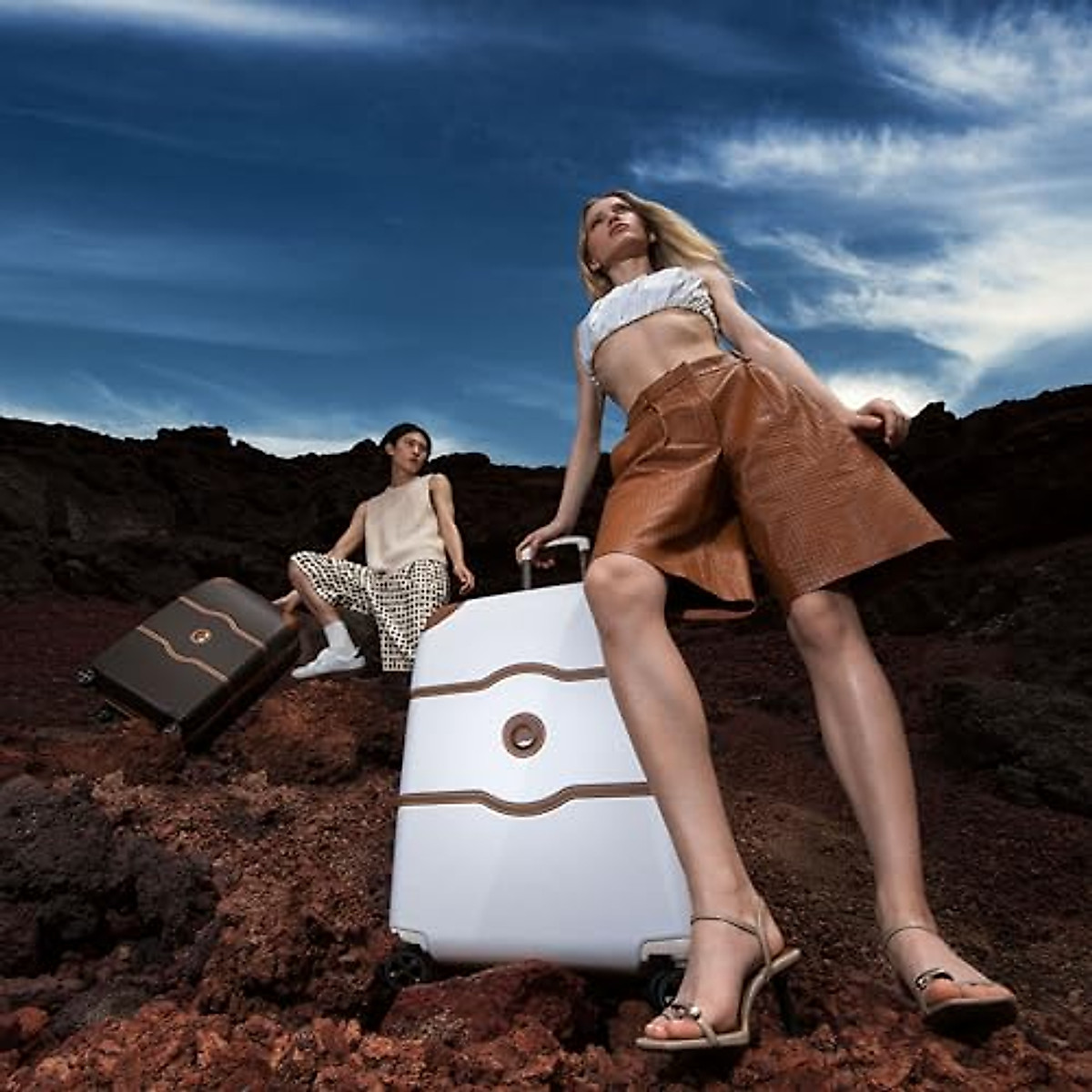 DELSEY PARIS Chatelet Air 2.0 Hardside Luggage with Spinner Wheels, Angora, Carry on 20 Inch